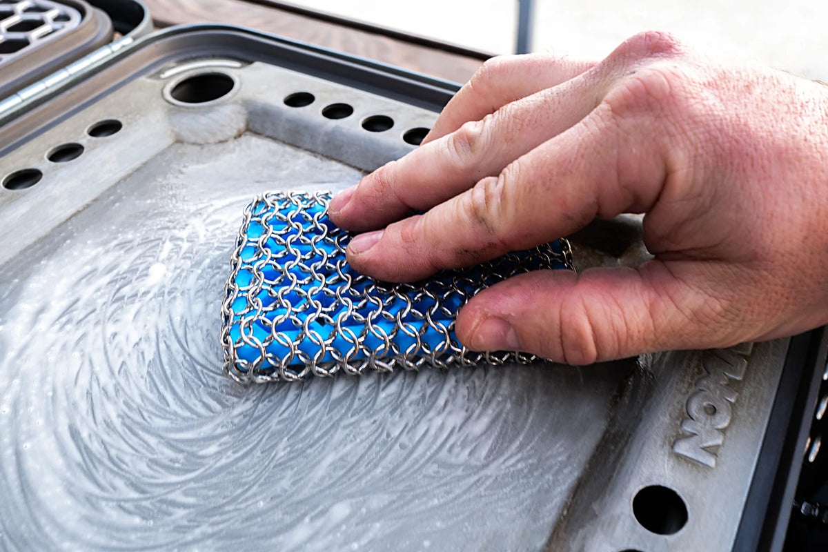 NOMAD | Chain Link Scrubber | LFB BBQ + Outdoor Supply